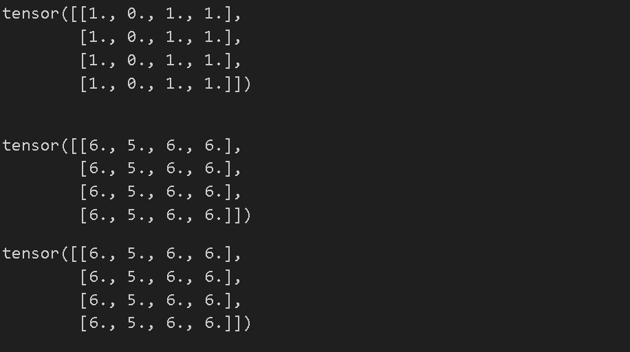 PyTorch Tutorial - 1.Tensor | 공부 연습장